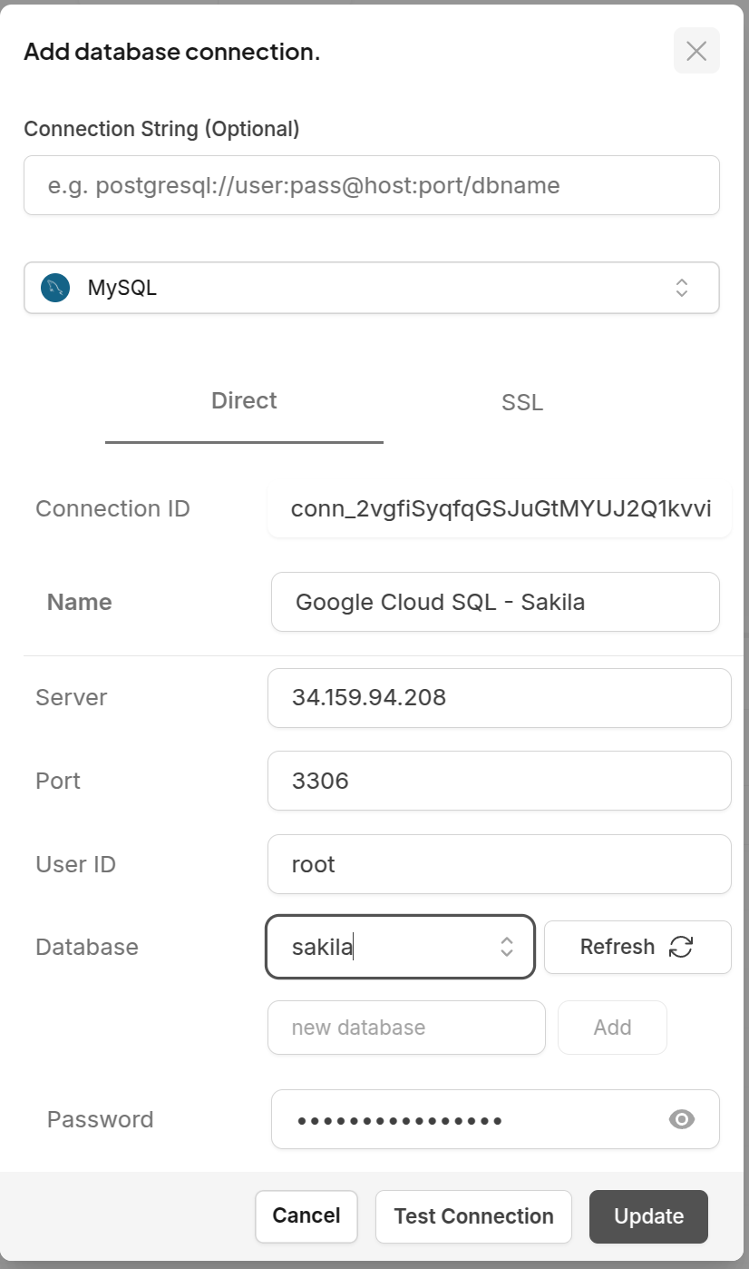 Migrate MySQL/ Postgres from Google Cloud to DigitalOcean
