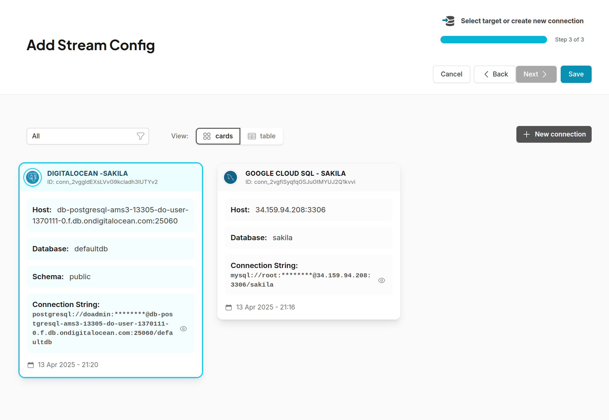 Migrate MySQL/ Postgres from Google Cloud to DigitalOcean