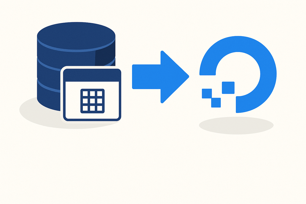 Migrate MySQL/ Postgres from Google Cloud to DigitalOcean