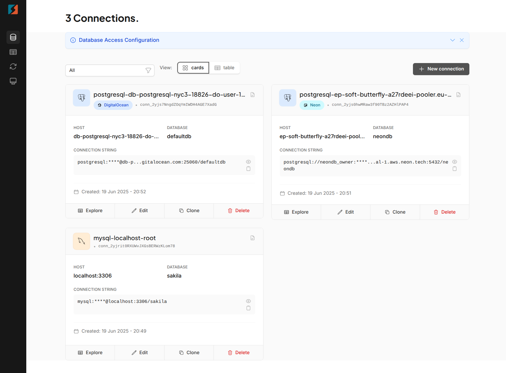 Connection Management Guide | DBConvert Streams Docs