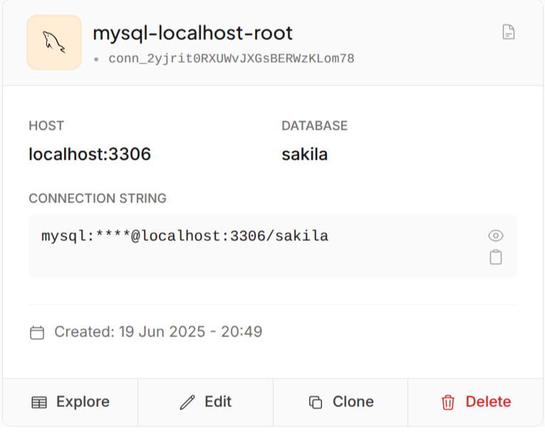 Database Explorer | DBConvert Streams Docs